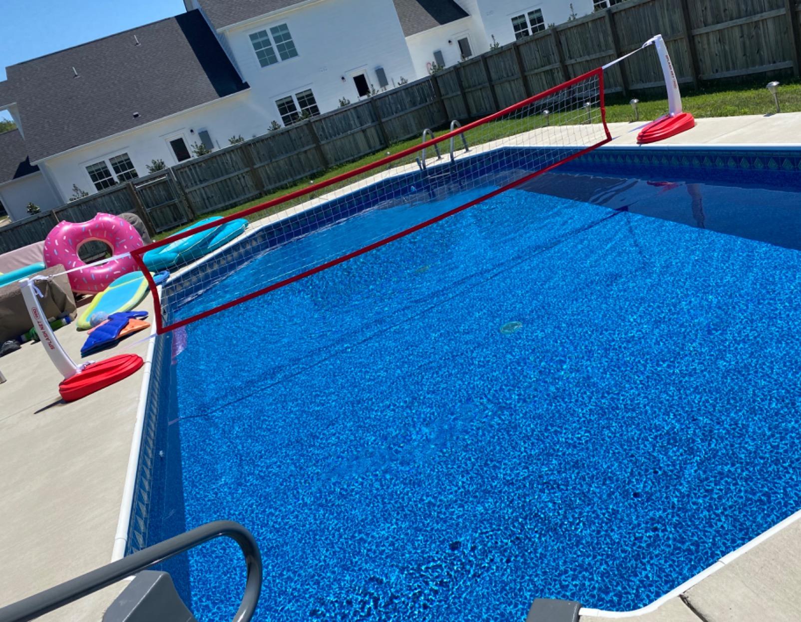 How Wide Is A Pool Volleyball Net - Water Comfort